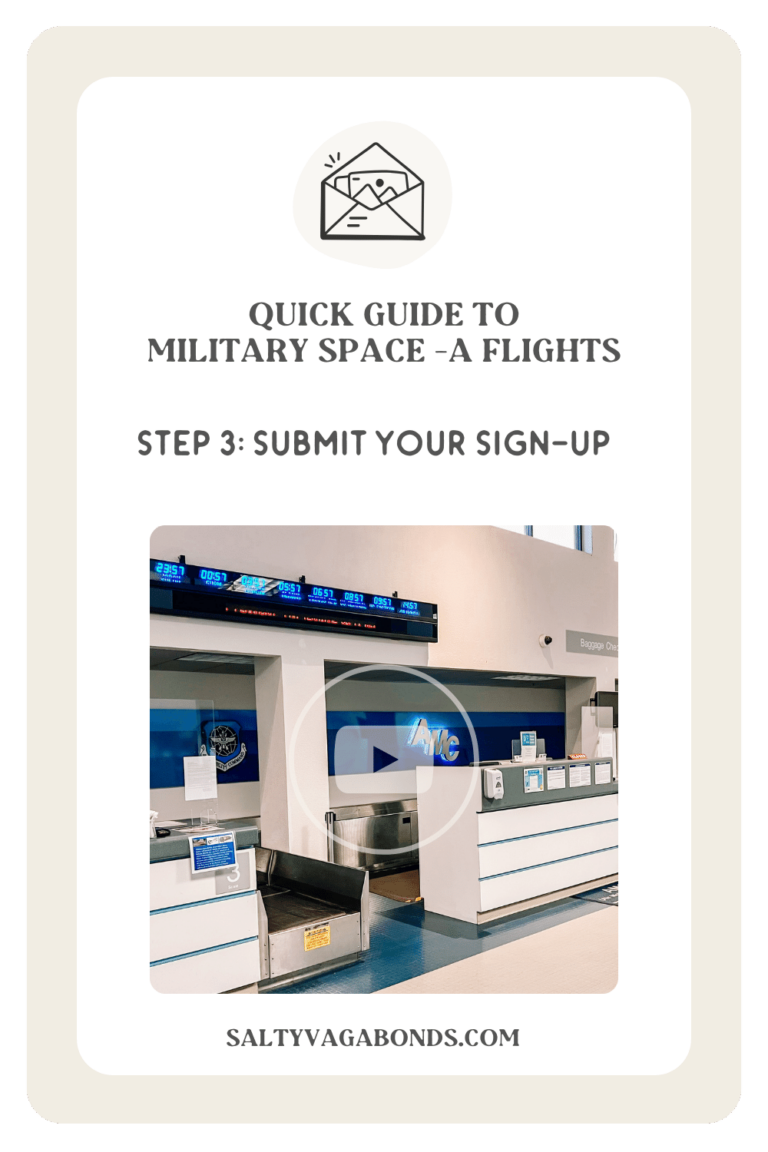 How to Fly Military Space Available (Space-A) Flights Guide